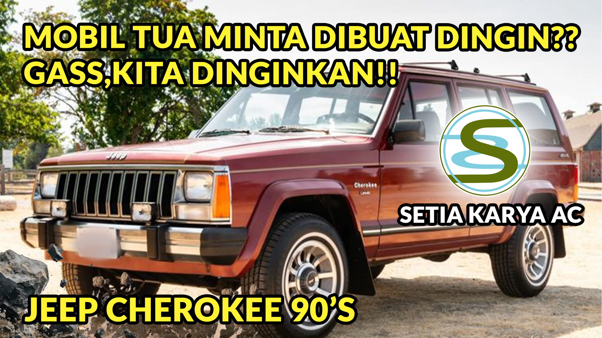 Jeep Cherokee 90’S | Service AC!! | SETIA KARYA AC